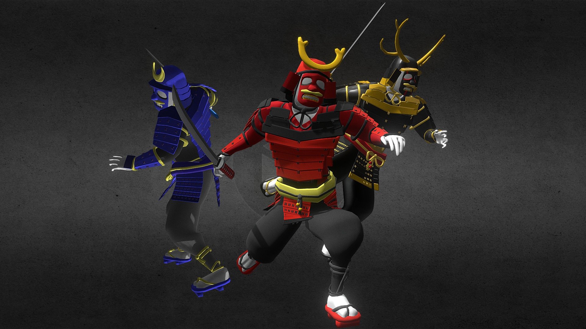 GHXST - Male enemies - 3D model by Anna Vidal (Milaein) (@milaein ...