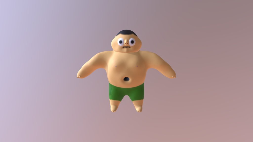 Fat man - Download Free 3D model by Varano [37a9732] - Sketchfab