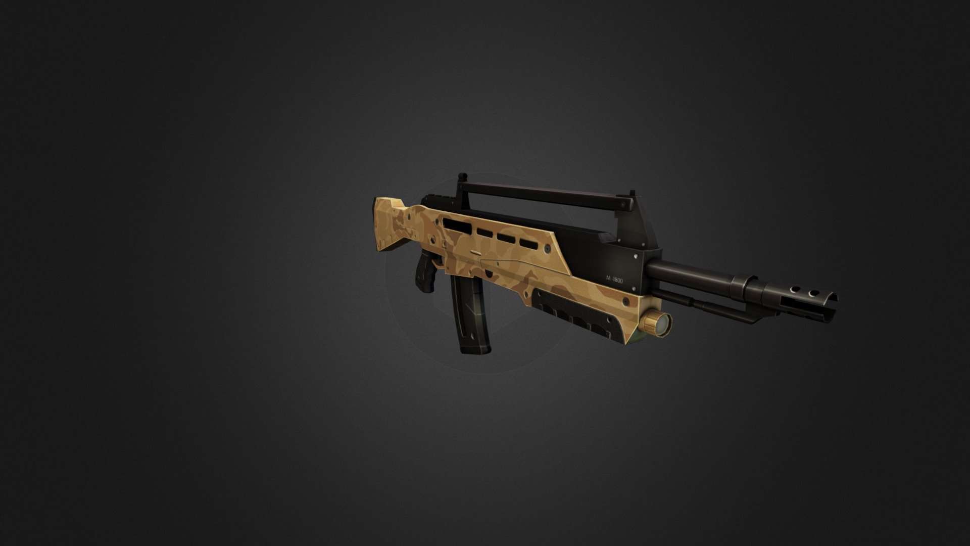 Final Glu Art Test Gun - 3D model by Martin Calaway (@macnaruto81 ...