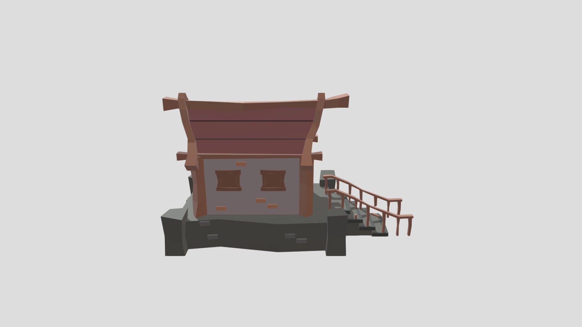 Low Poly Casa - 3D model by joelosiris11 [37ac0ca] - Sketchfab