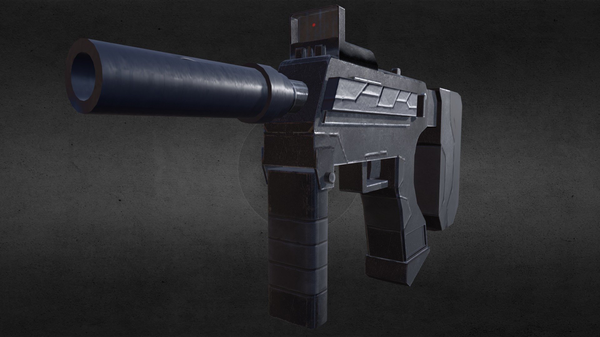 Halo - Supressed SMG - 3D model by Hakuru15 [37accf6] - Sketchfab