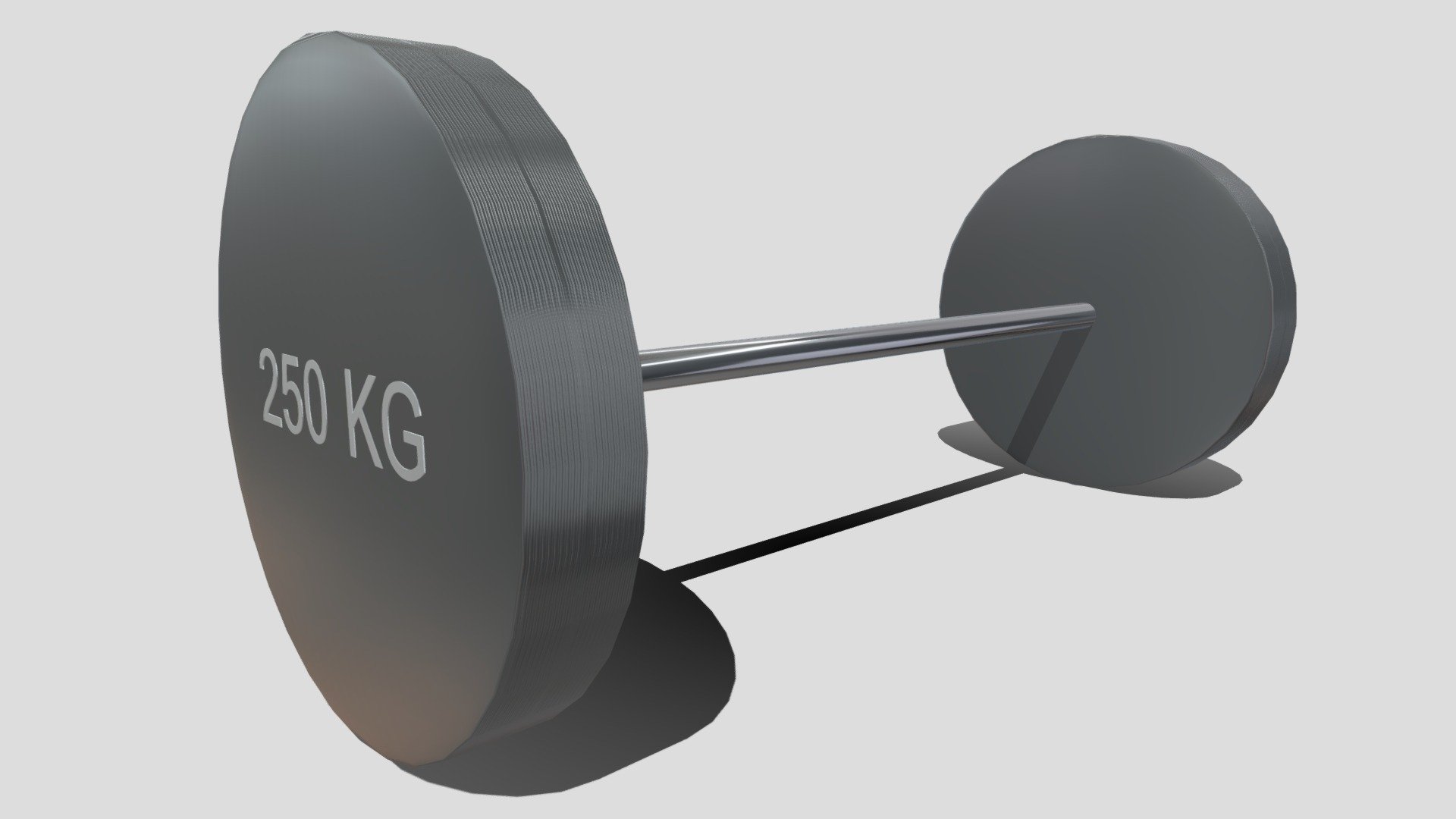250 Kg Dumble Rod - Download Free 3D model by Shivang Jindal ...