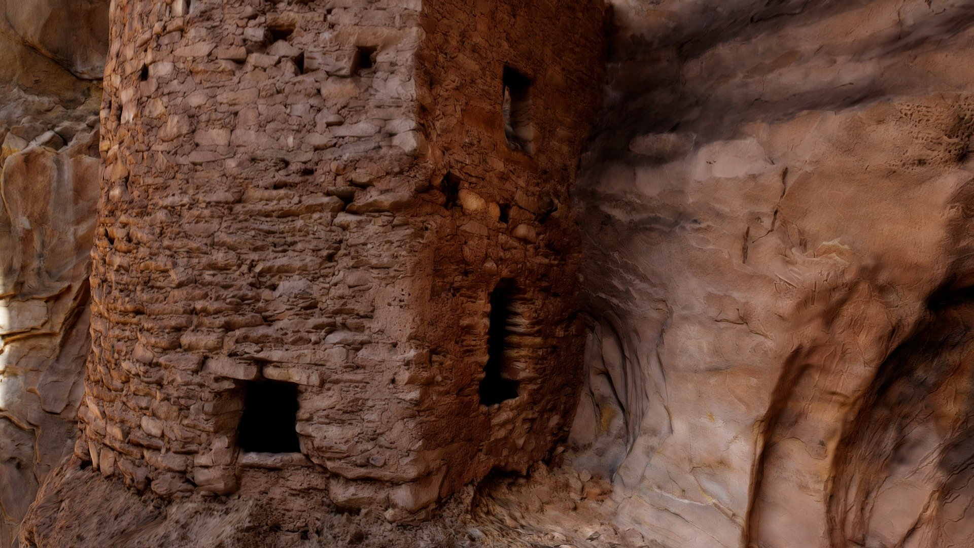 Square Tower Ruin, Comb Ridge, Utah - 3D model by DSWscience (@mark ...