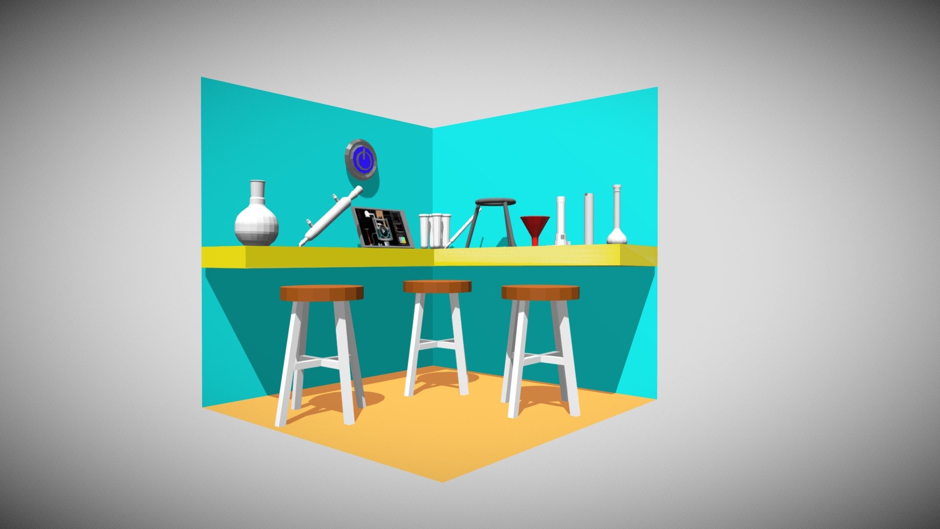 Laboratorio - Download Free 3D model by edwincobaalf [37af641] - Sketchfab