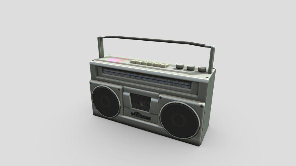 Boombox - A 3D model collection by Dani Satellite (@dani-satellite ...