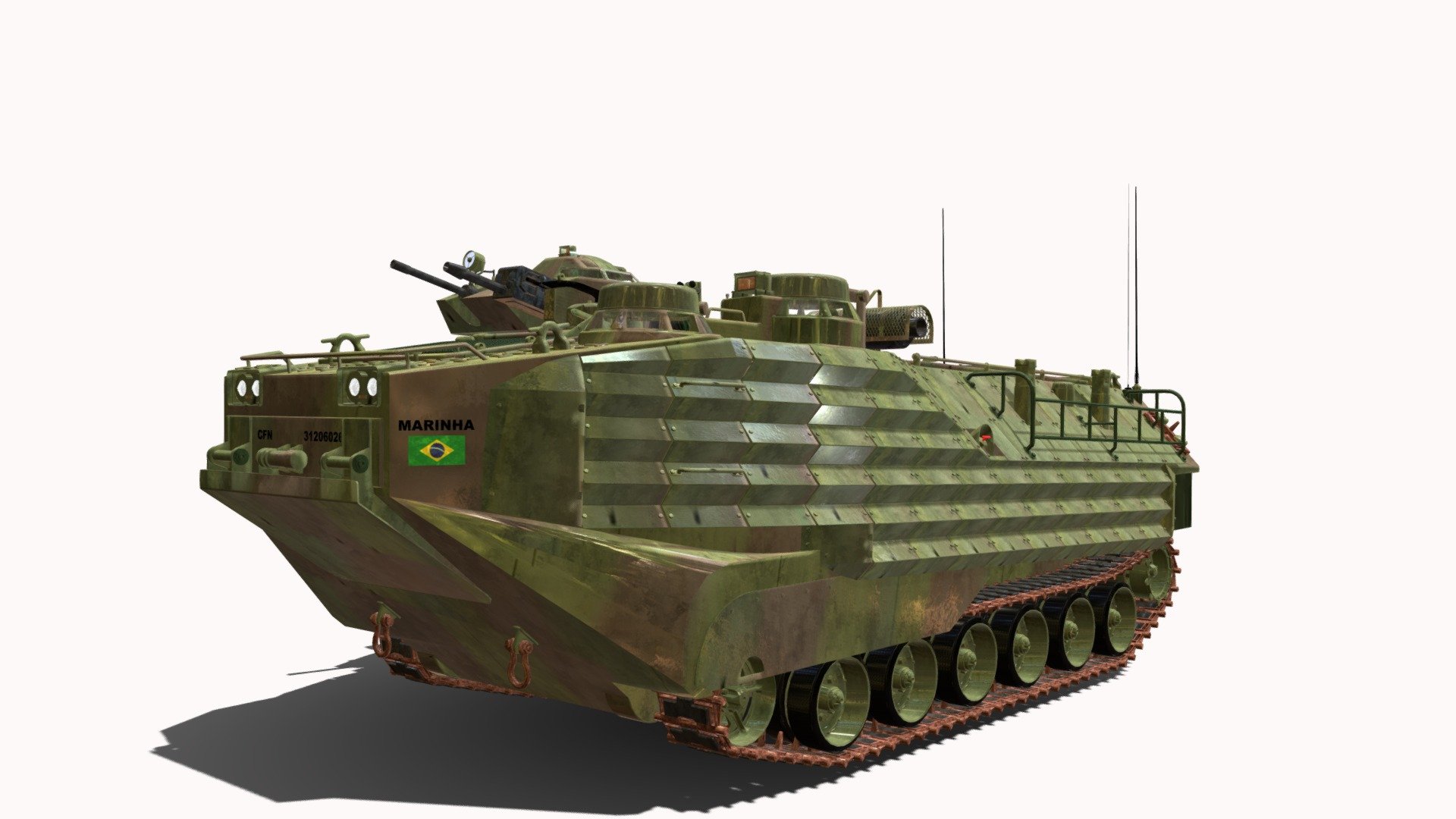 AAV-7A CLANF MARINHA DO BRASIL - 3D model by LM3D (@lm9241221) [37b2788] - Sketchfab