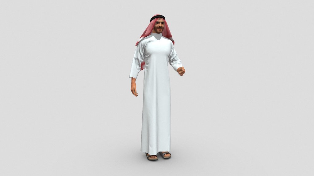 character arab - A 3D model collection by Budots Media (@BudotsMedia ...