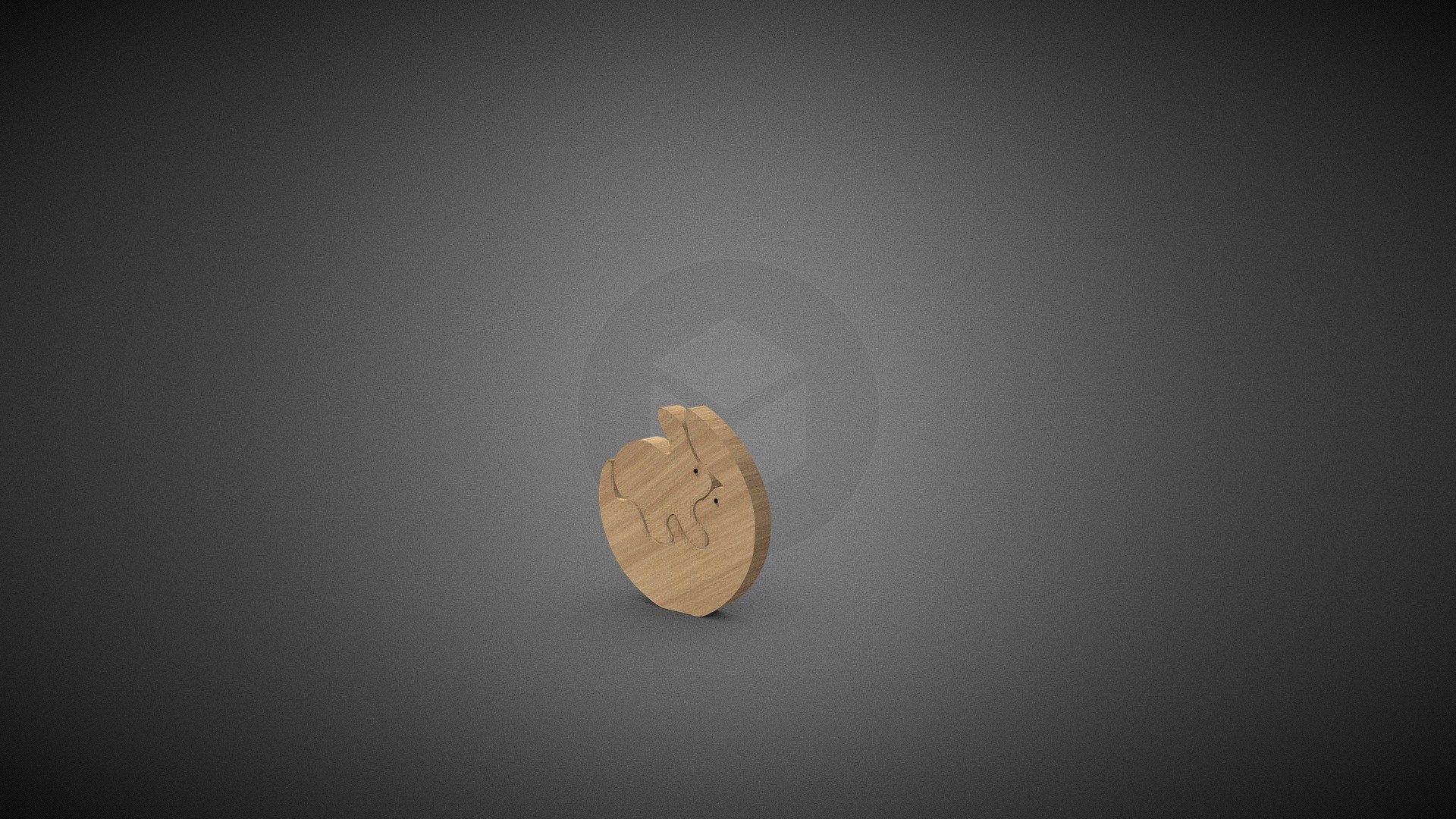 Wooden Rabbit Showpiece - 3D model by wtsverse [37b3efa] - Sketchfab