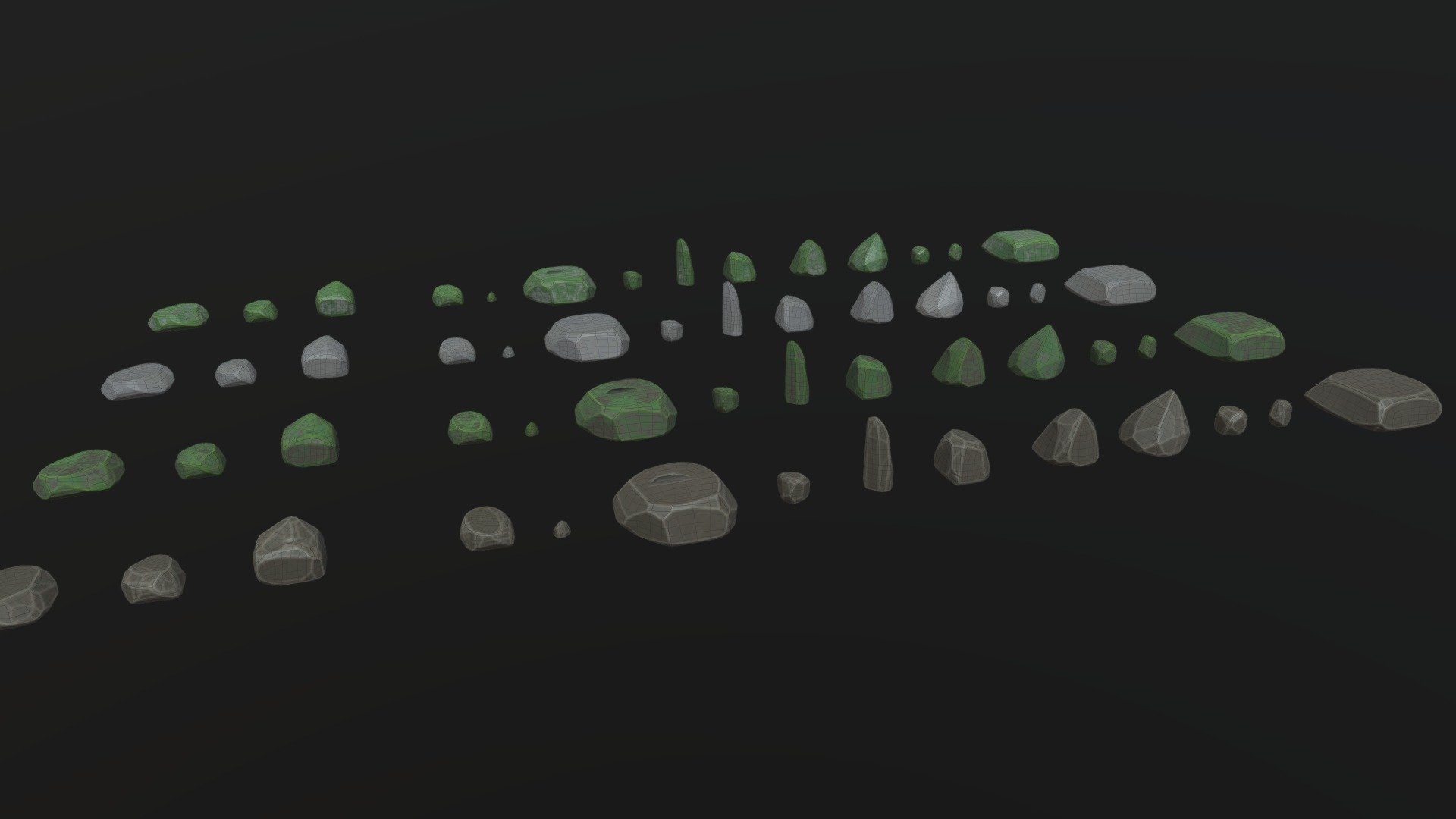 Lowpoly Stylized Stone Pack 01 - Buy Royalty Free 3D model by WHYStudio ...