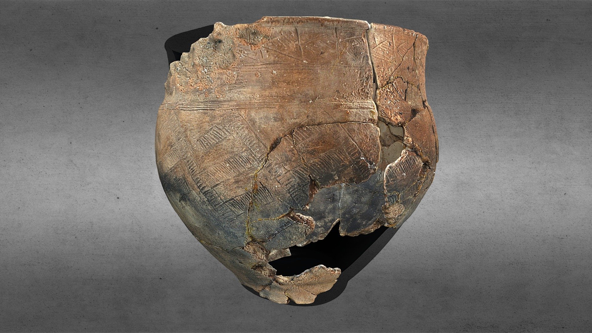 Reconstruction of Bronze Age pottery (№2) - 3D model by Archaeological ...