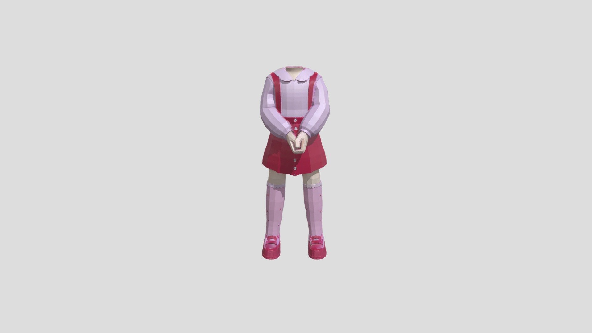 Young-hee Squid game doll body remake - Download Free 3D model by chul ...