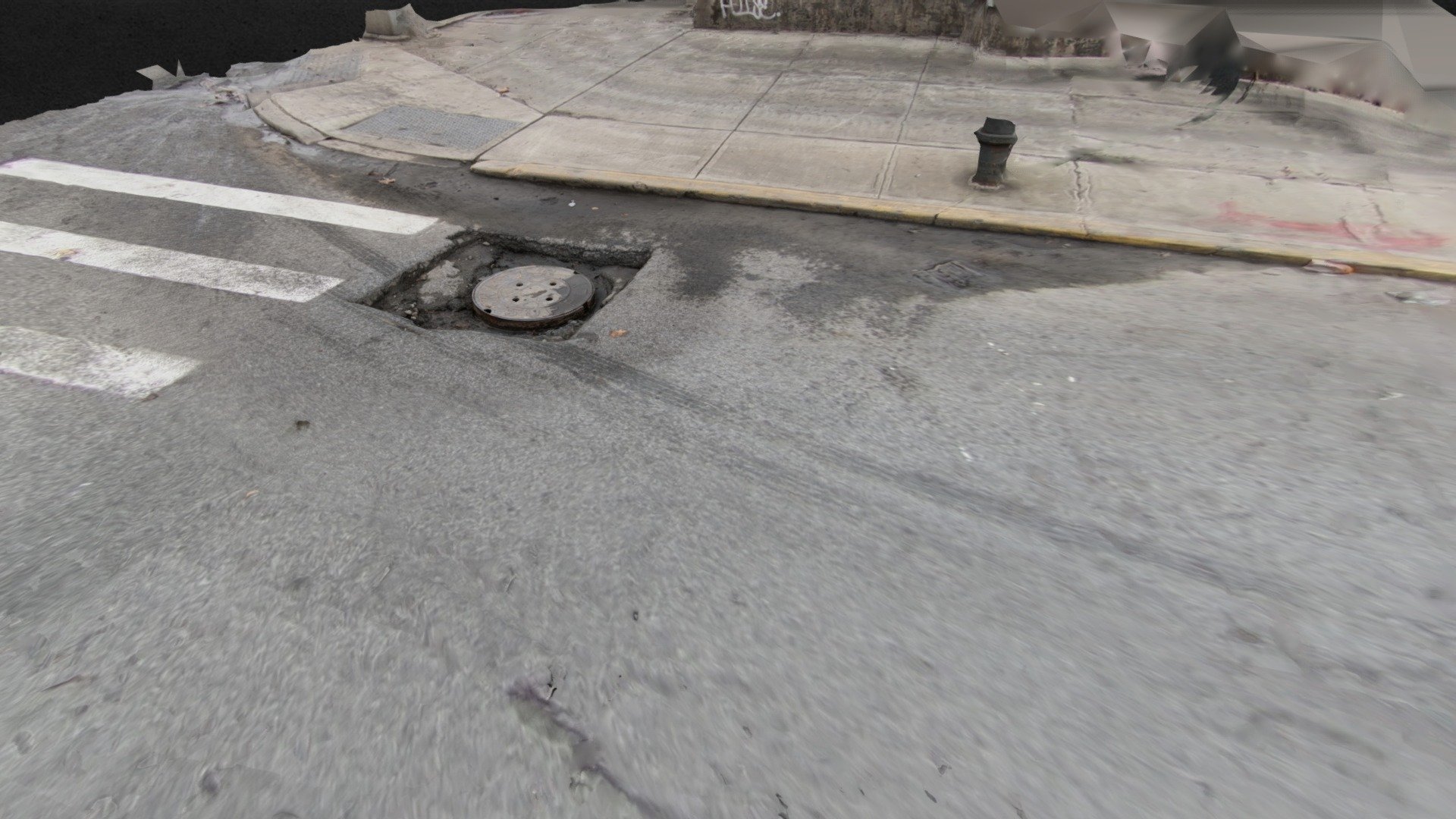 Pothole Big View Textured - Download Free 3D model by Chris Mcardle ...