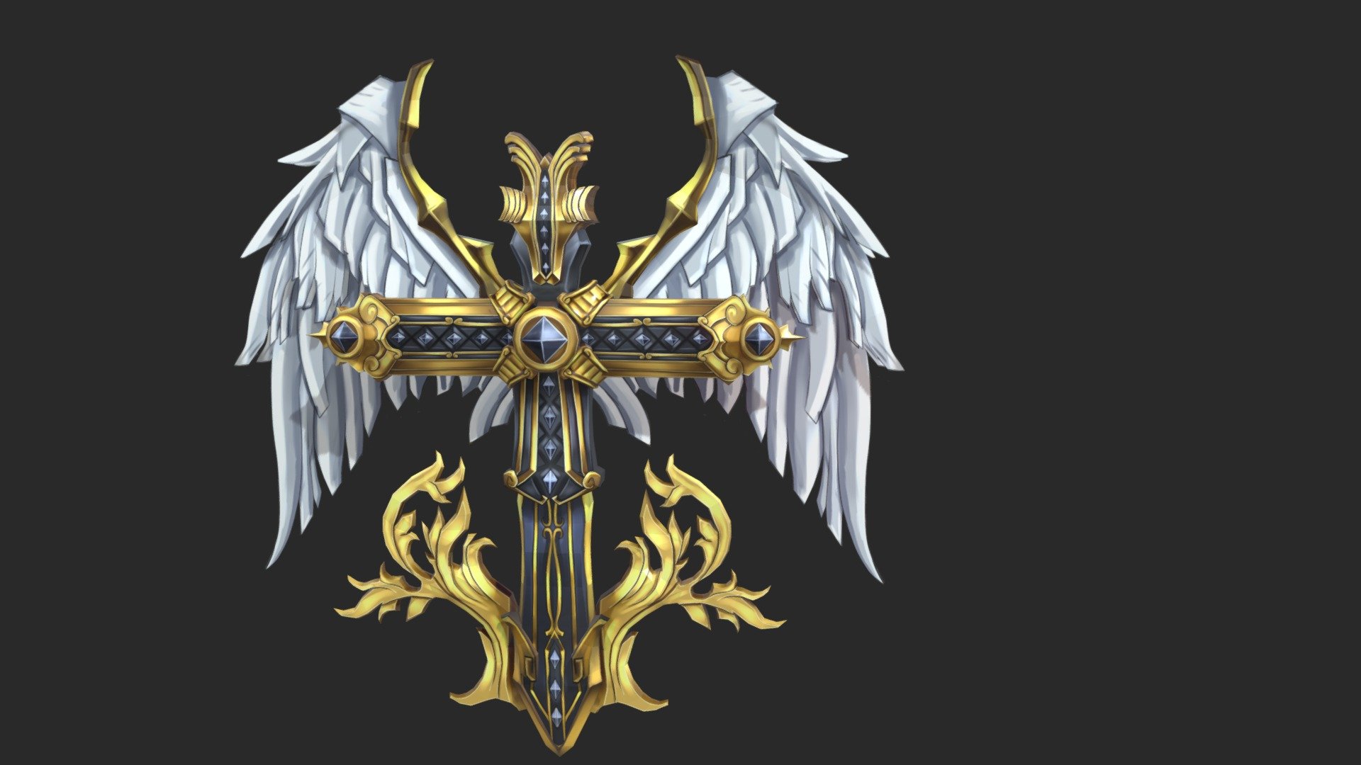 Fantasy Shield - 3D model by Bruno Sidarta (@brunosidarta) [37ba04b ...