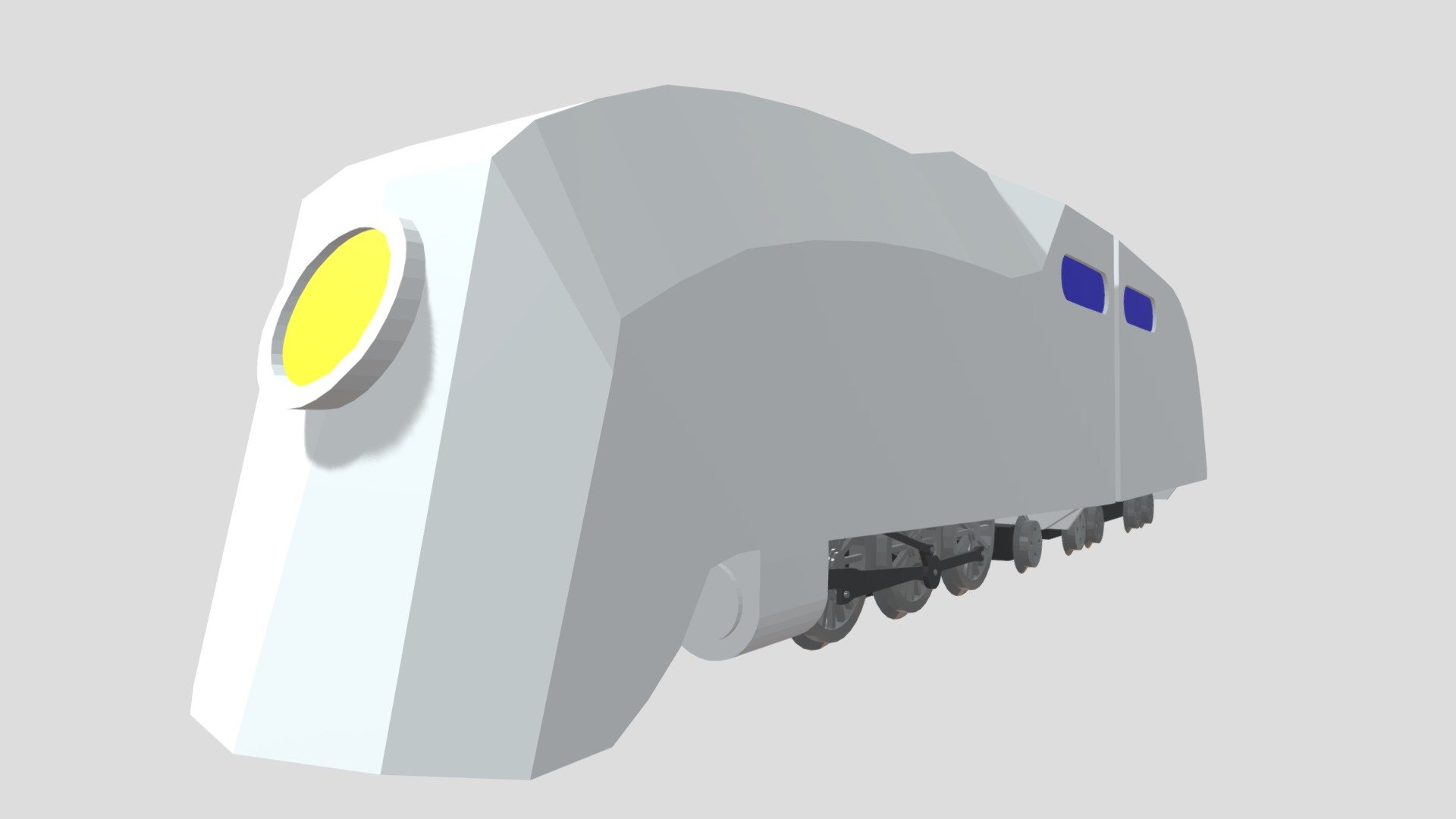 Futuristic Steam Train - Download Free 3D model by kylestrasbourg ...