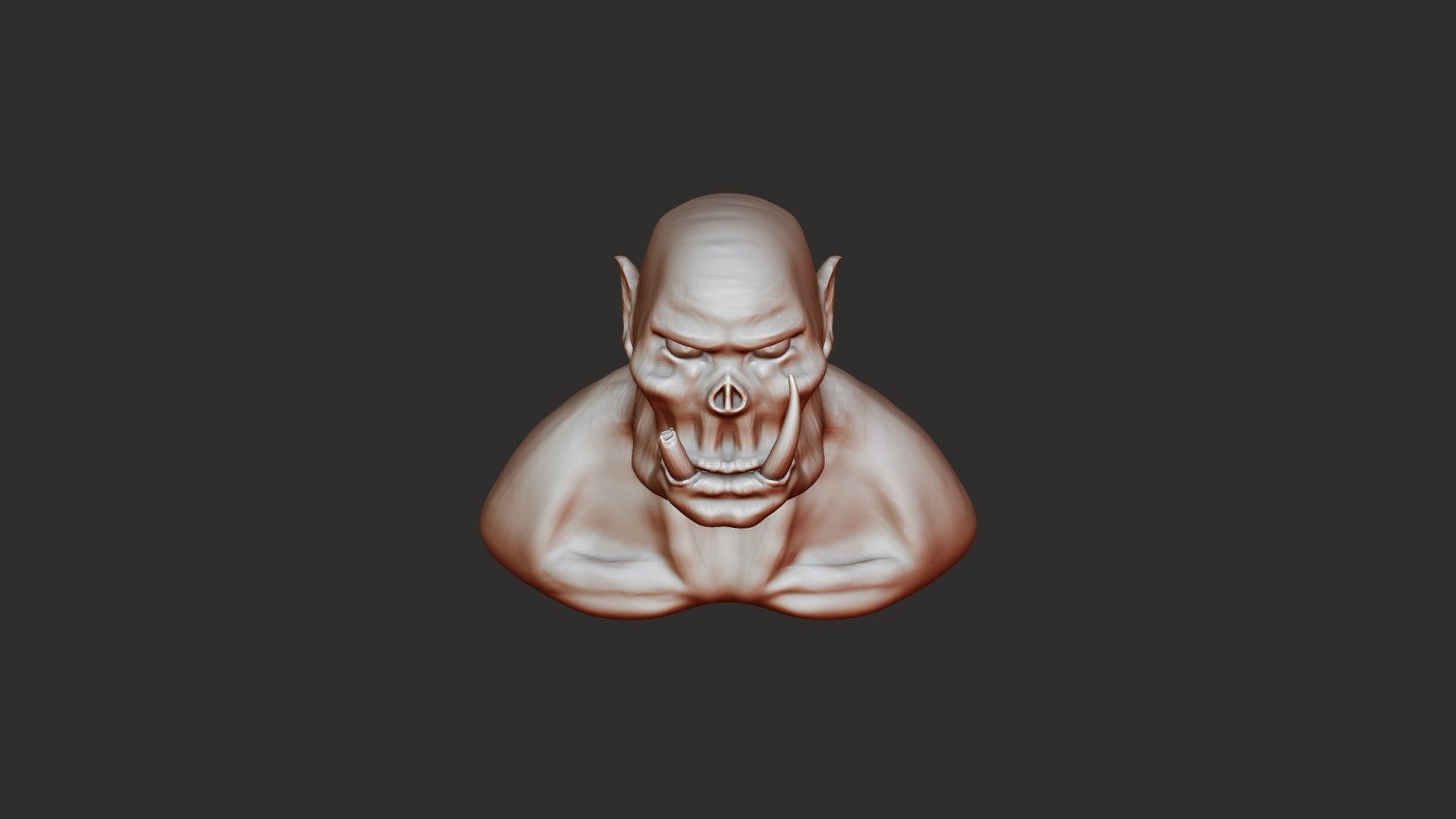 Ork Sculpt - 3D model by Syrion [37bcacb] - Sketchfab