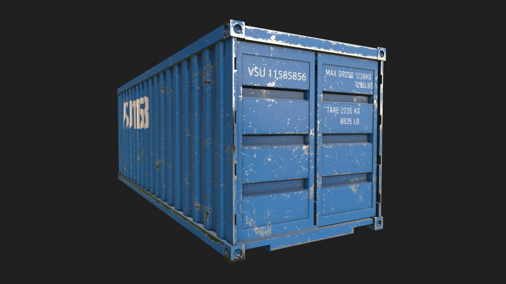 ship container - 3D model by rebel (@512) [37bcecc] - Sketchfab