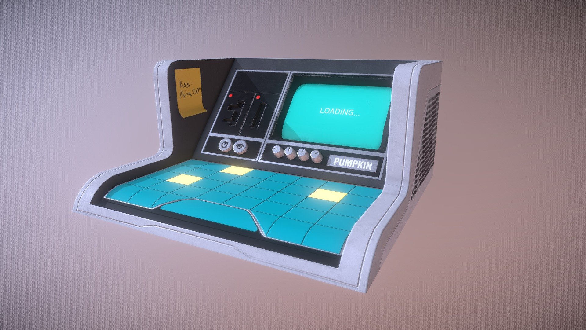 Stylized Computer Pumpkin - 3D model by Amadej Cekuta (@acekuta ...