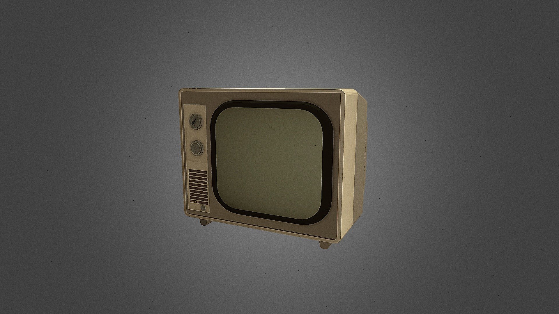Retro TV – Low Poly Game Asset | PBR Textured - 3D model by My Name Is ...