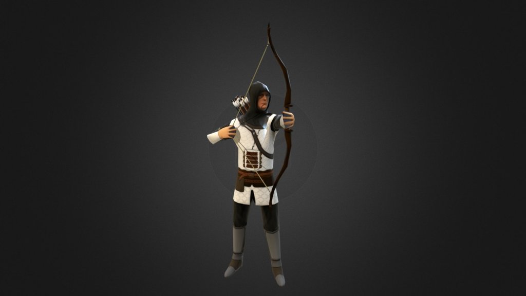 Archer - 3D model by Patrik Strnisko (@PocketWorkshop) [37c17fd ...