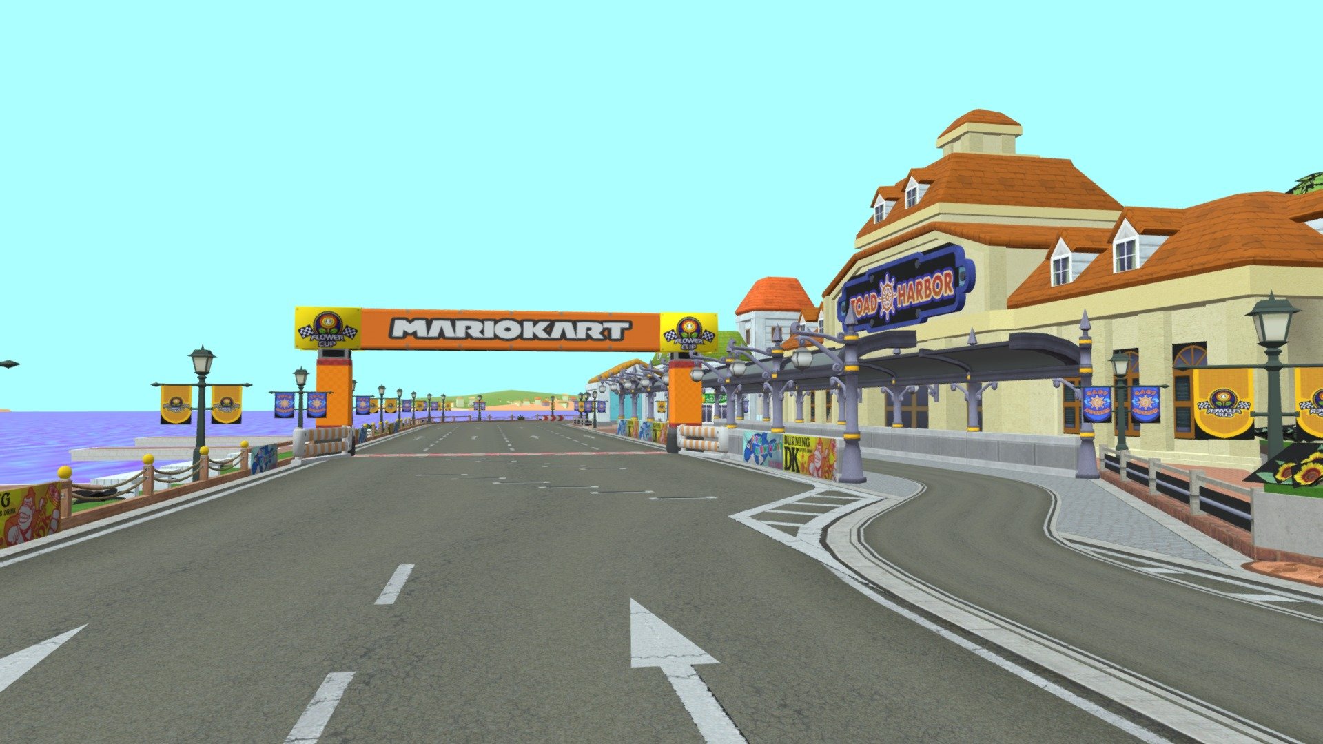 Wii U - Mario Kart 8 - Toad Harbor - Download Free 3D model by Unknown ...