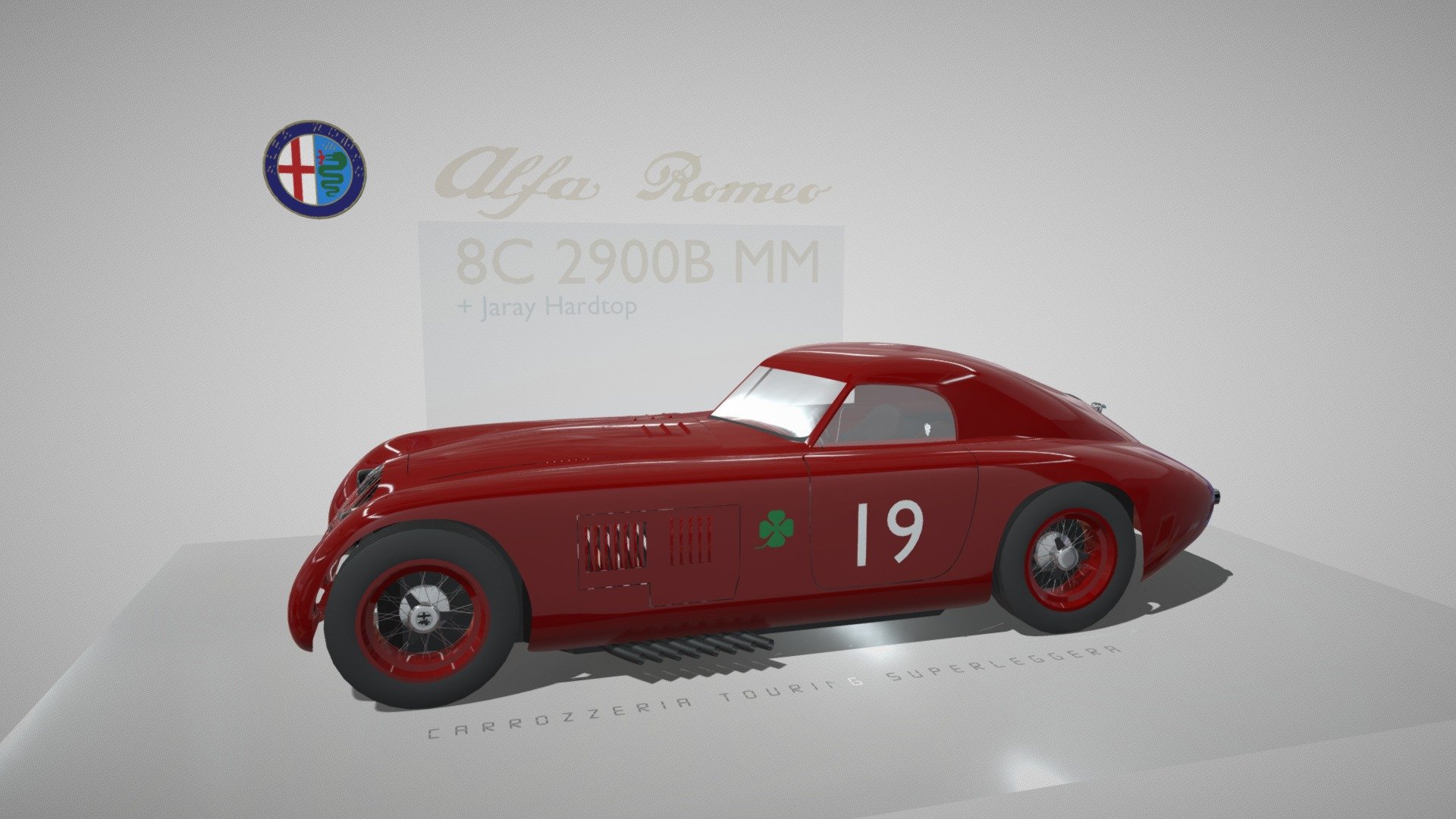 Alfa Romeo 8C 2900B MM Jaray - Download Free 3D model by Carrozze ...