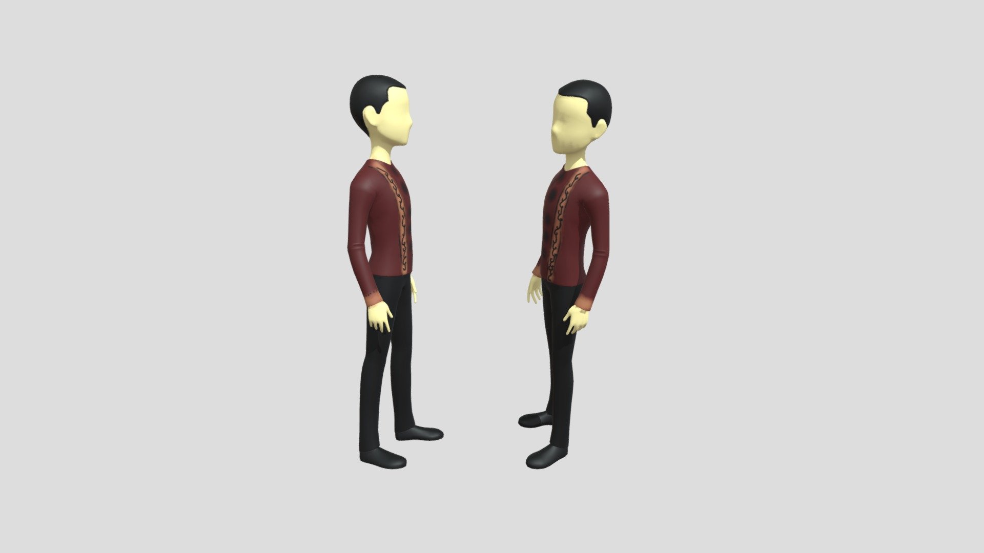 Orang Sunda Dan Orang Madura - 3D model by ochalubian18 [37c78f9 ...