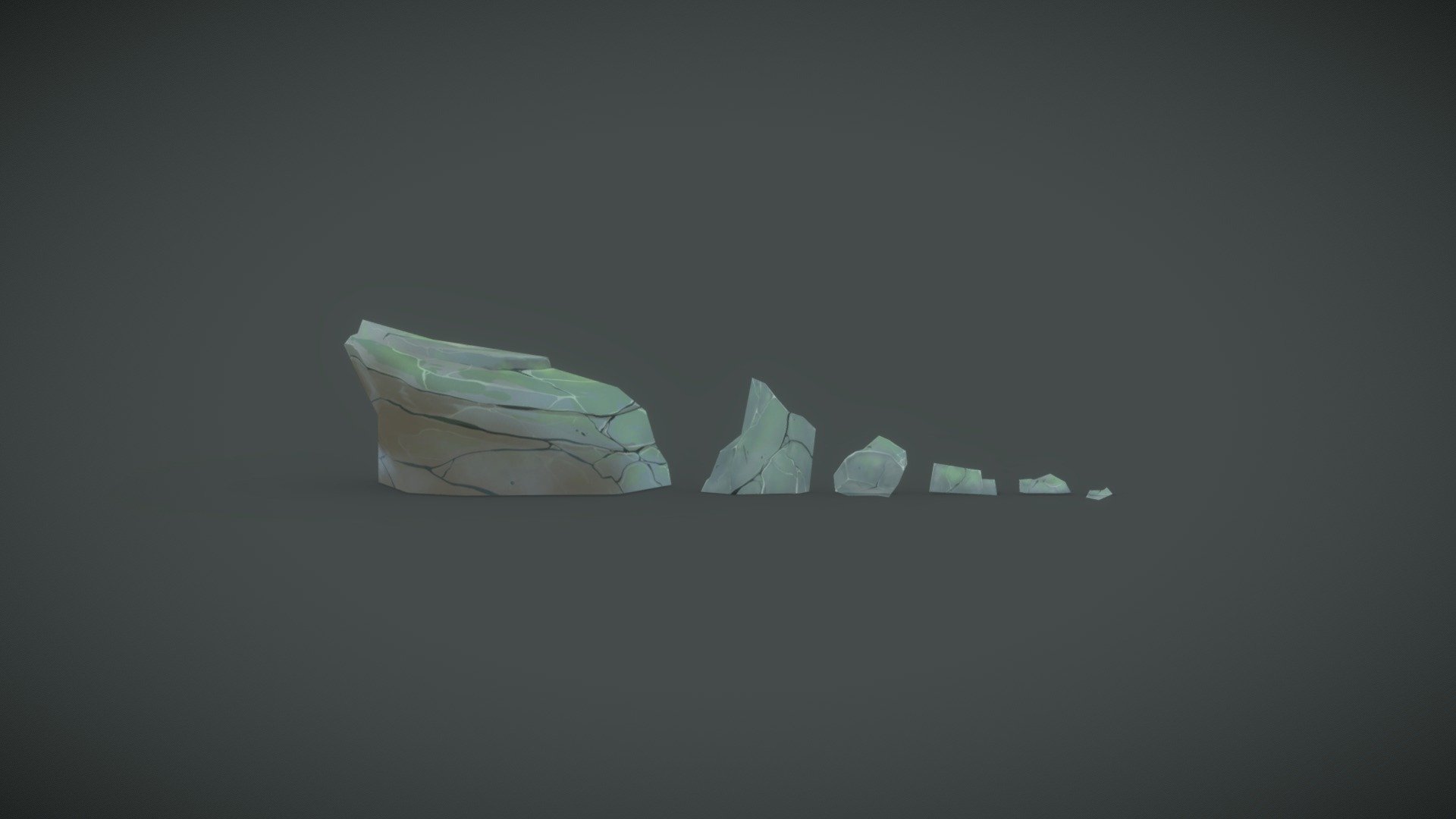 Stylised Stone Pack - Download Free 3D model by lorenemdini [37c97be ...