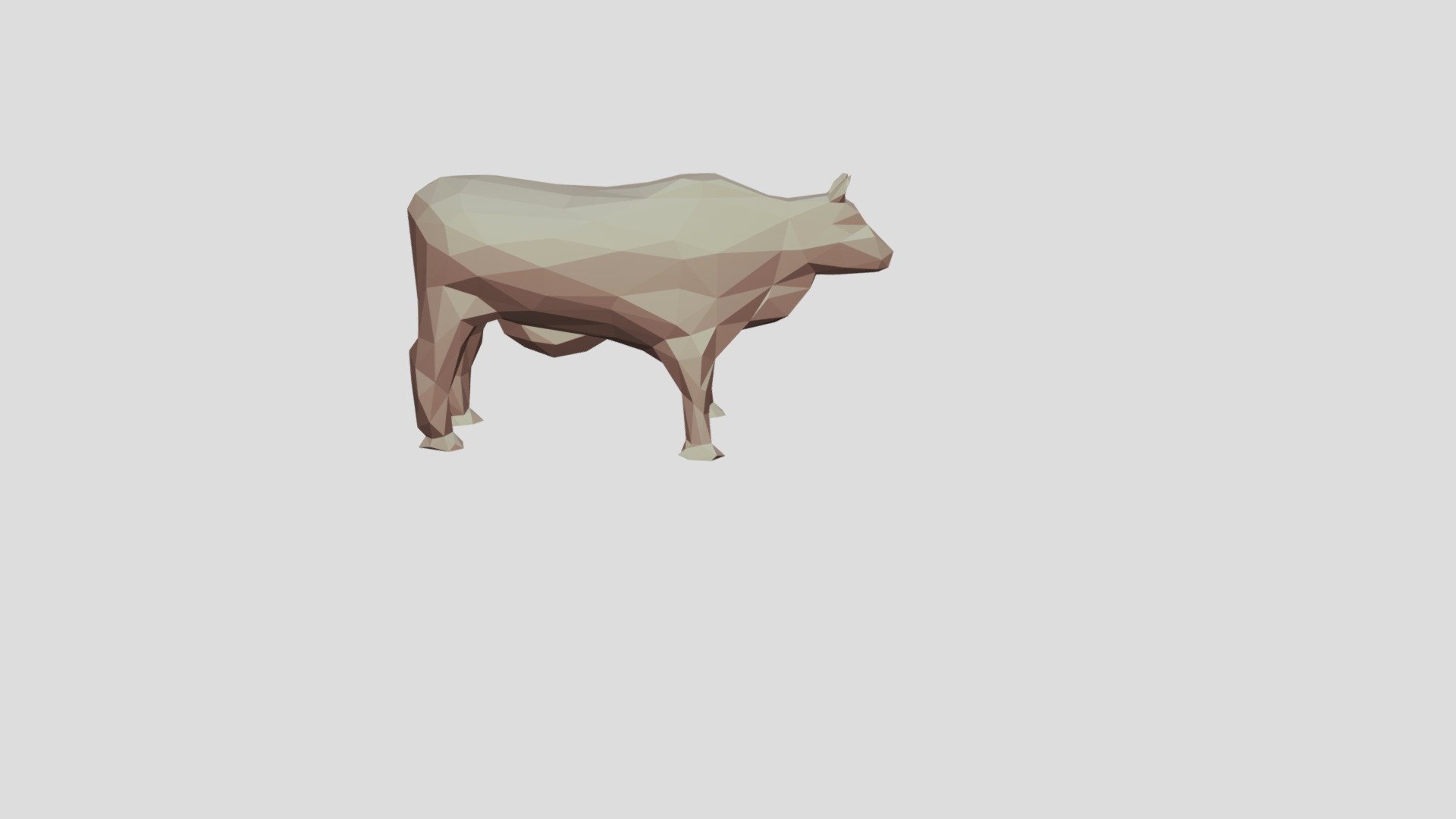 Cow - 3D model by pongf [37ca128] - Sketchfab