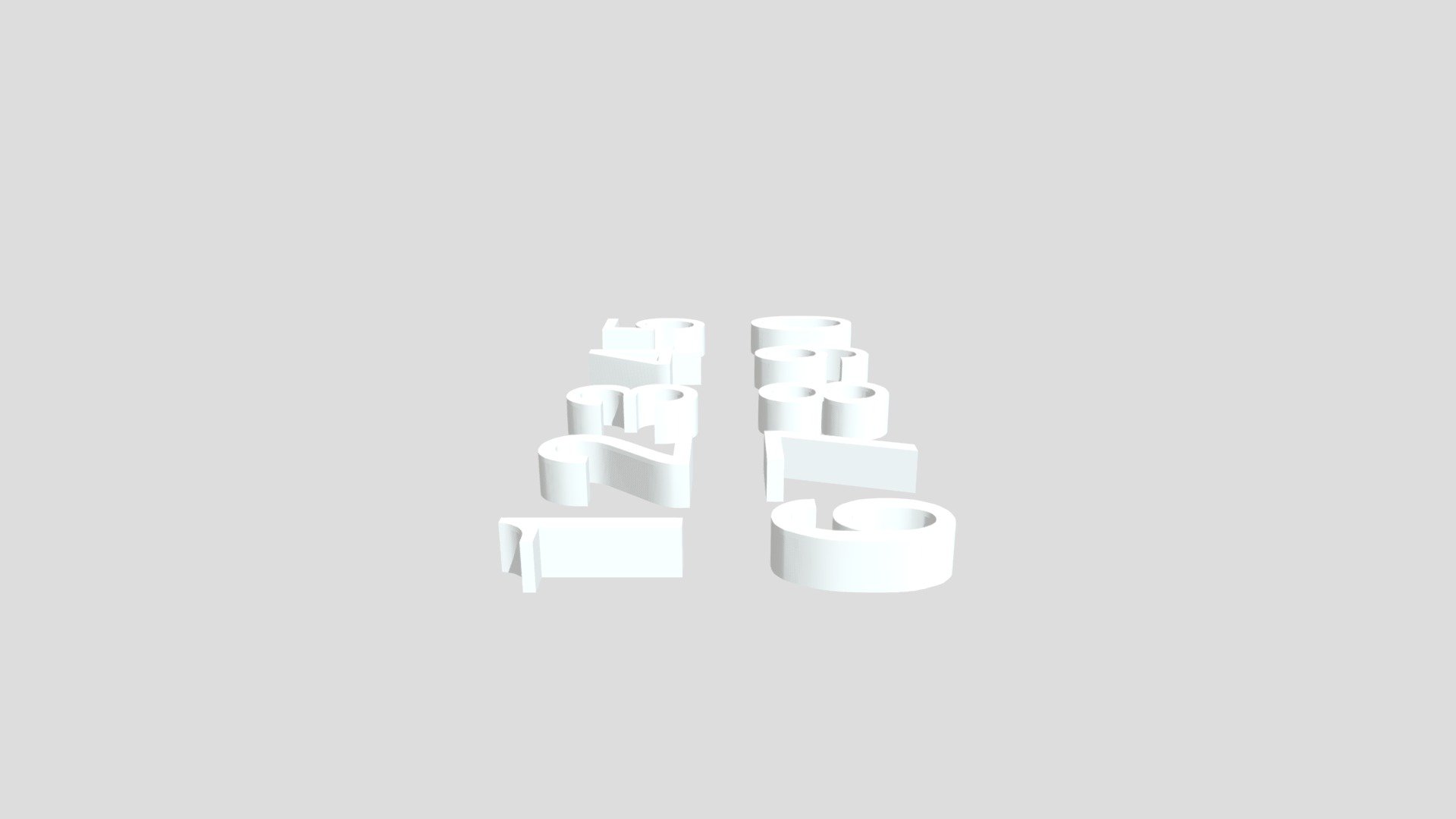 Numbers - 3D model by Capsule.LLC (@capsule3dp) [37ca27f] - Sketchfab