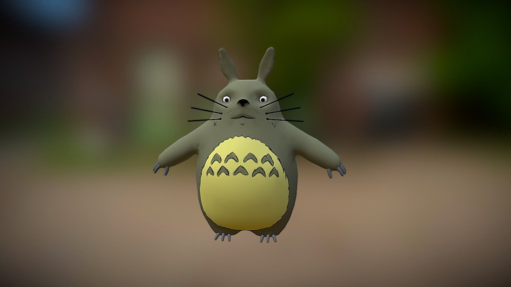 Totoro - 3D model by kogu20083 [37cb2e8] - Sketchfab