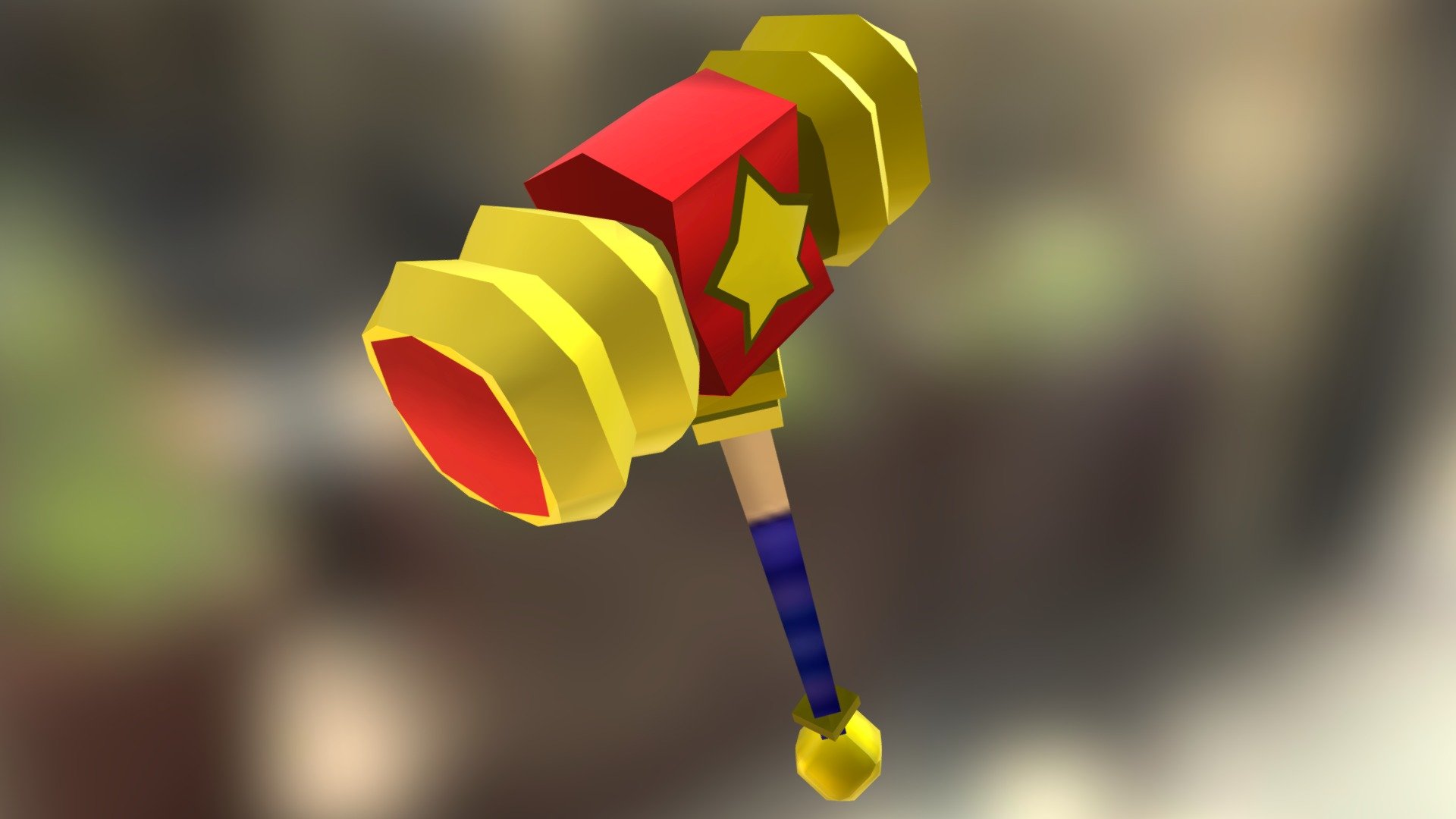 Hammer CubeMMO วันเด็ก - 3D model by Mailny Sama (@miku55120) [37cce0a ...