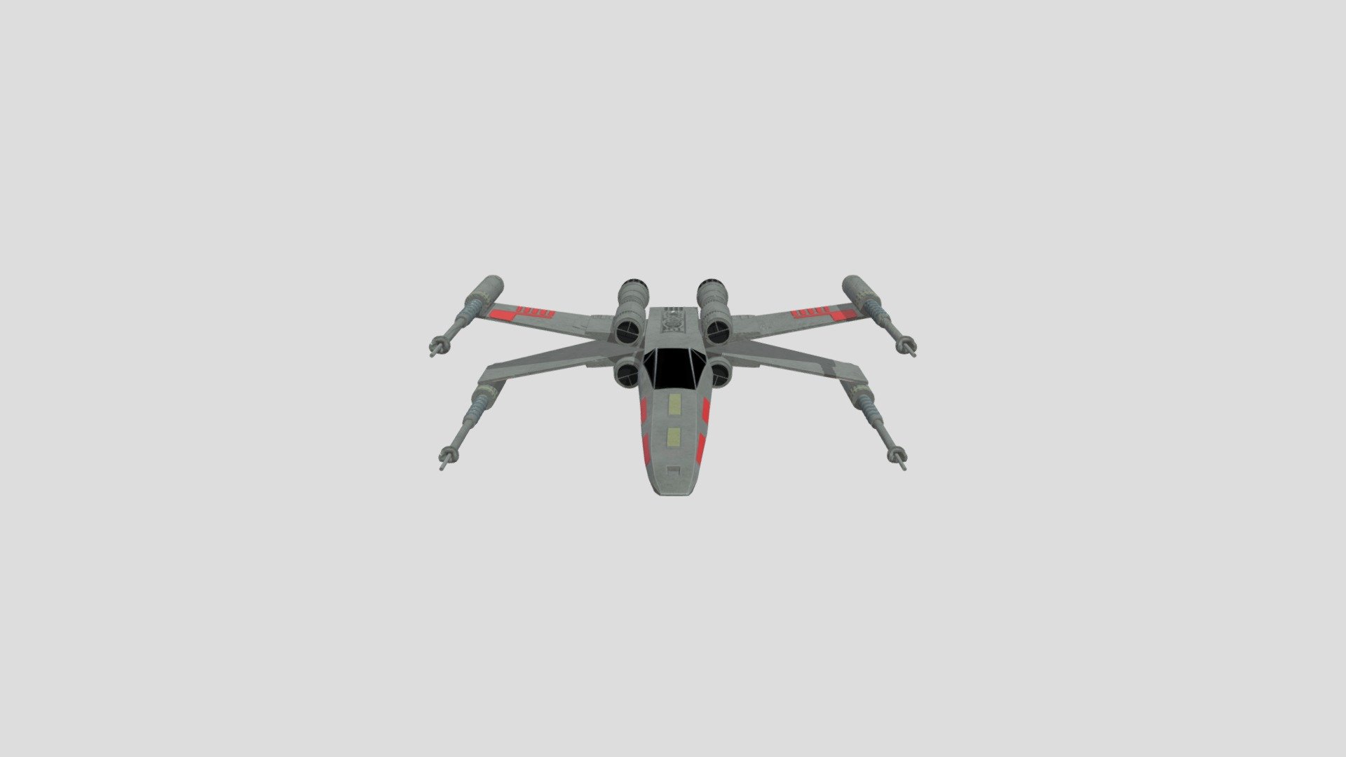 X-wing - 3D model by rafael luzetti (@rafaelluzetti) [37ce3cd] - Sketchfab