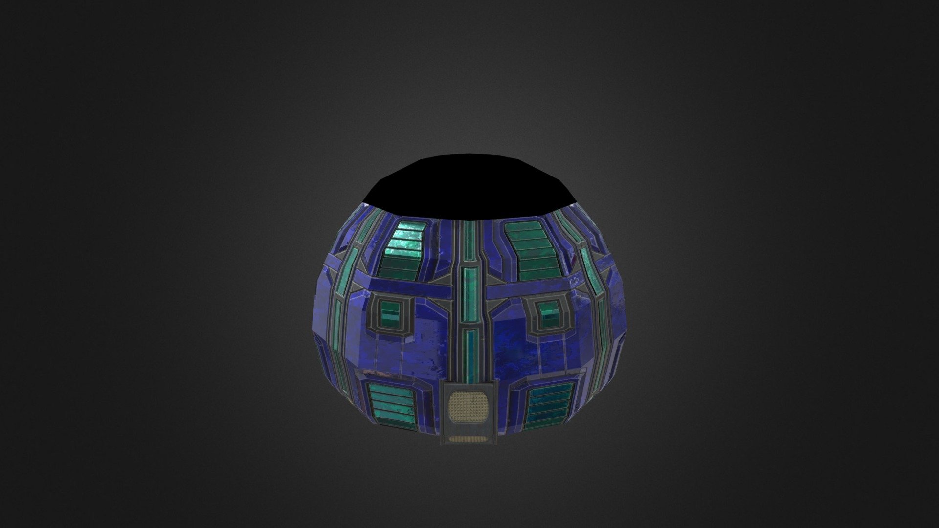 Futuristic Space Dome - Download Free 3D model by Gortiva [37ce418 ...