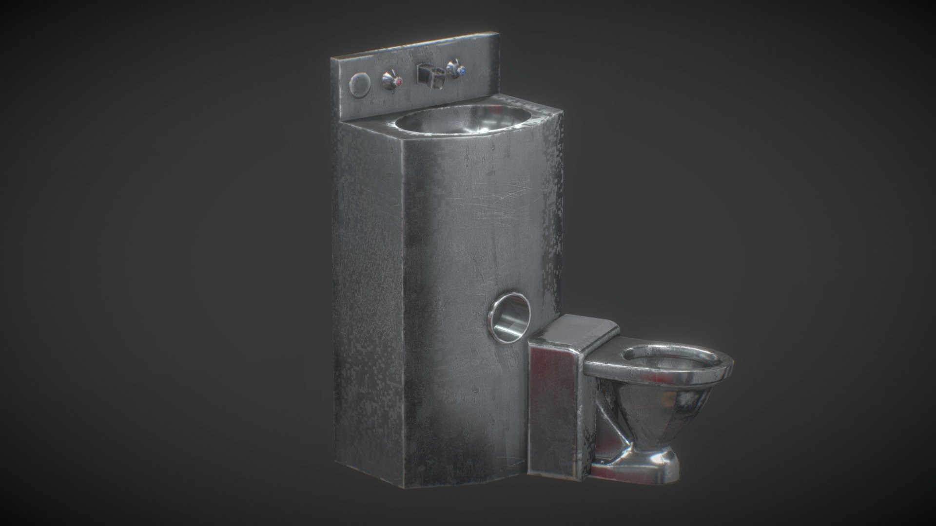 Prison Toilet - Download Free 3D model by Tishkok [37cf08a] - Sketchfab