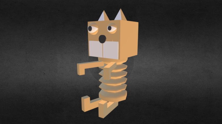 Cube Dog - 3D model by YTLiew [37d189d] - Sketchfab
