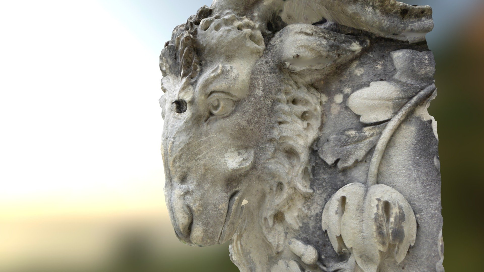 Goat Stone Sculpture 3D Scan Test - 3D model by s_g_m [37d1efe] - Sketchfab