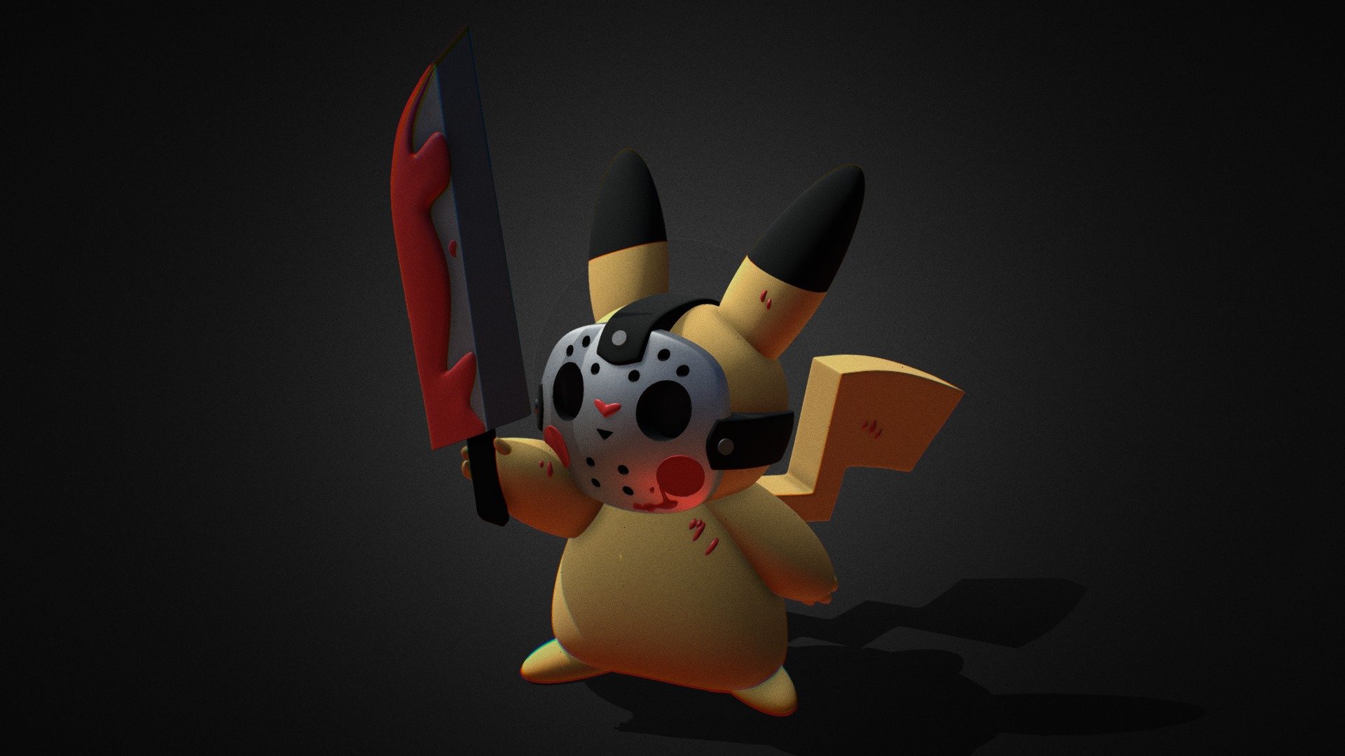 Pikachu - Download Free 3D model by Thi3d [37d4dc9] - Sketchfab