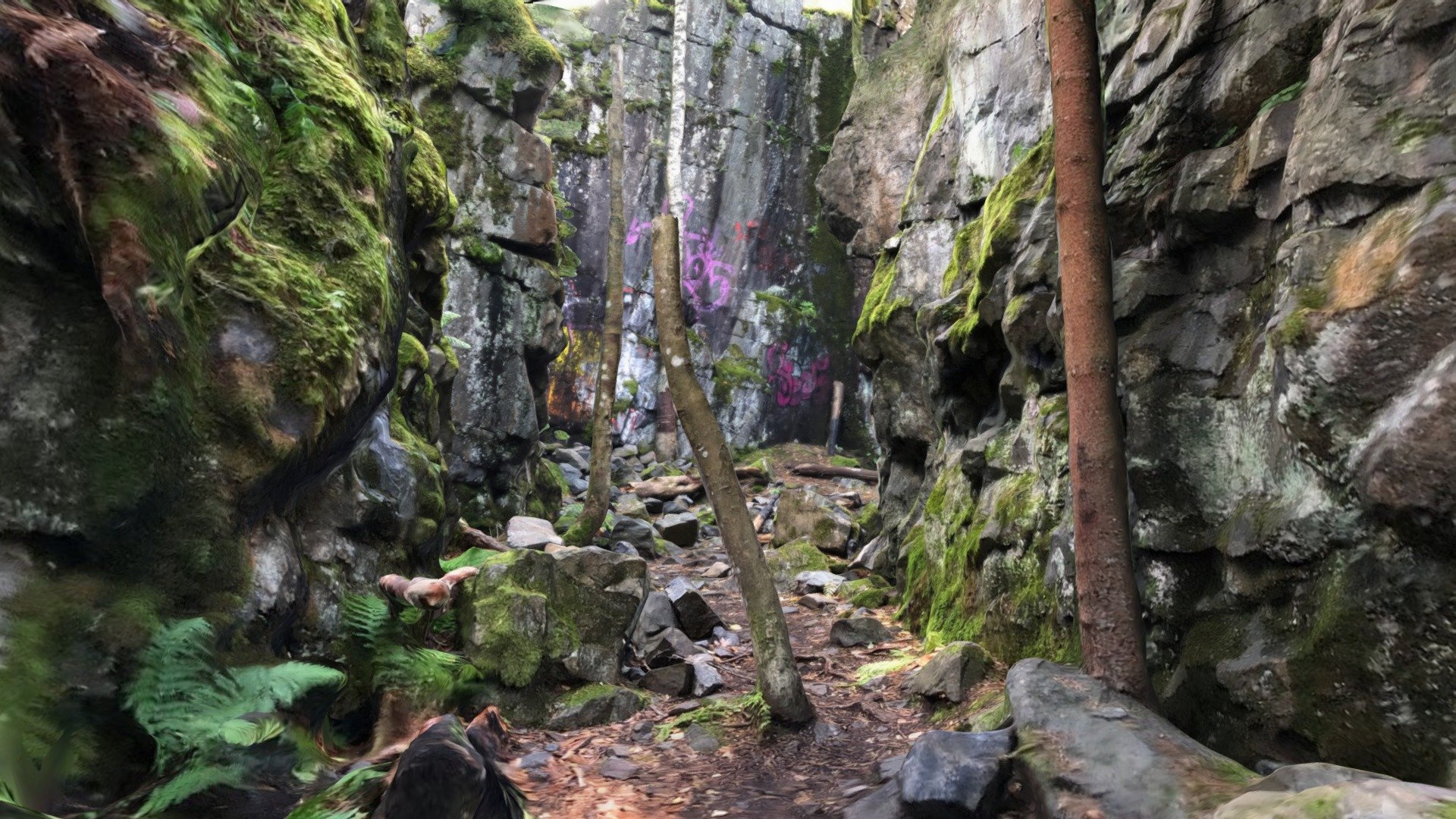 Cave in WW1 base Mustavuori, Helsinki, Finland - Download Free 3D model ...