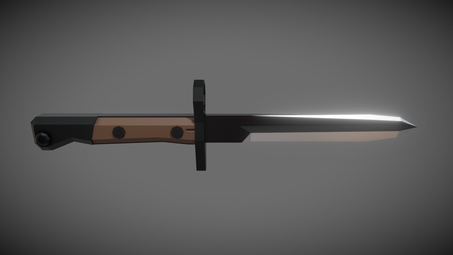 low-poly M968 Bayonet - Download Free 3D model by D_U (@DU1701 ...