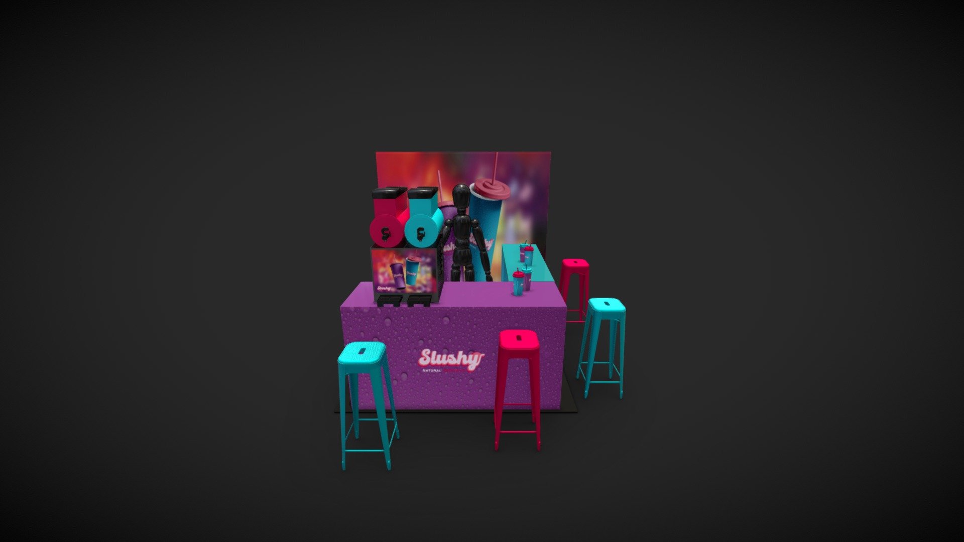 stand slushy - 3D model by sickrecords [37d5d3c] - Sketchfab