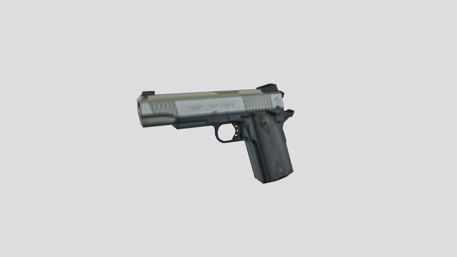 Low poly 1911 - 3D model by mr munkee (@mr_munkee) [37d9573] - Sketchfab