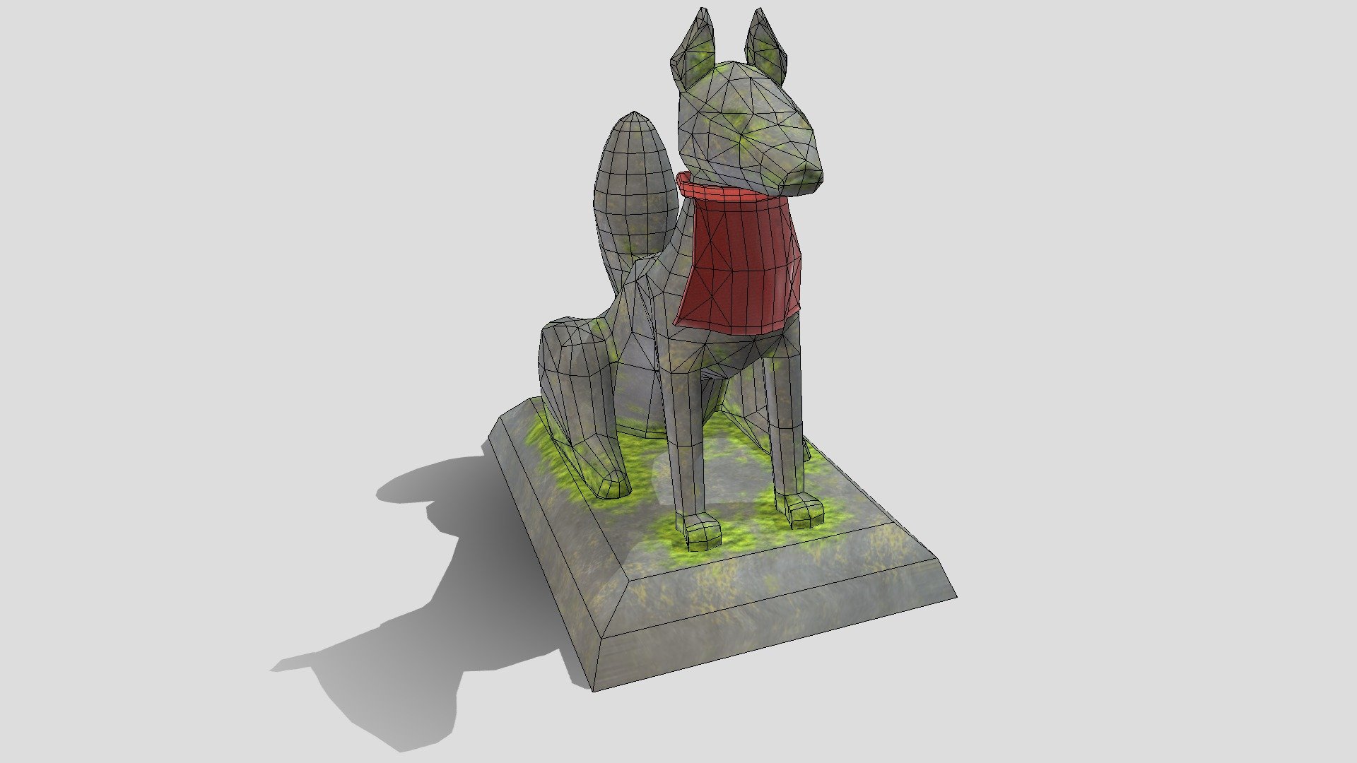 Stone Inari Statue - Download Free 3D model by Caelin (@caelinfox ...