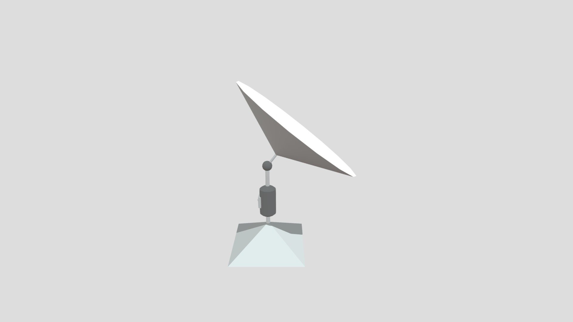 satellite dish - 3D model by avrfex [37d9af7] - Sketchfab