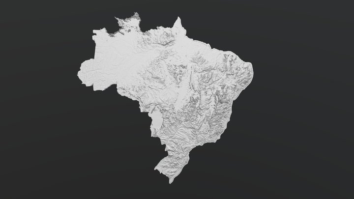Relief-map 3D models - Sketchfab