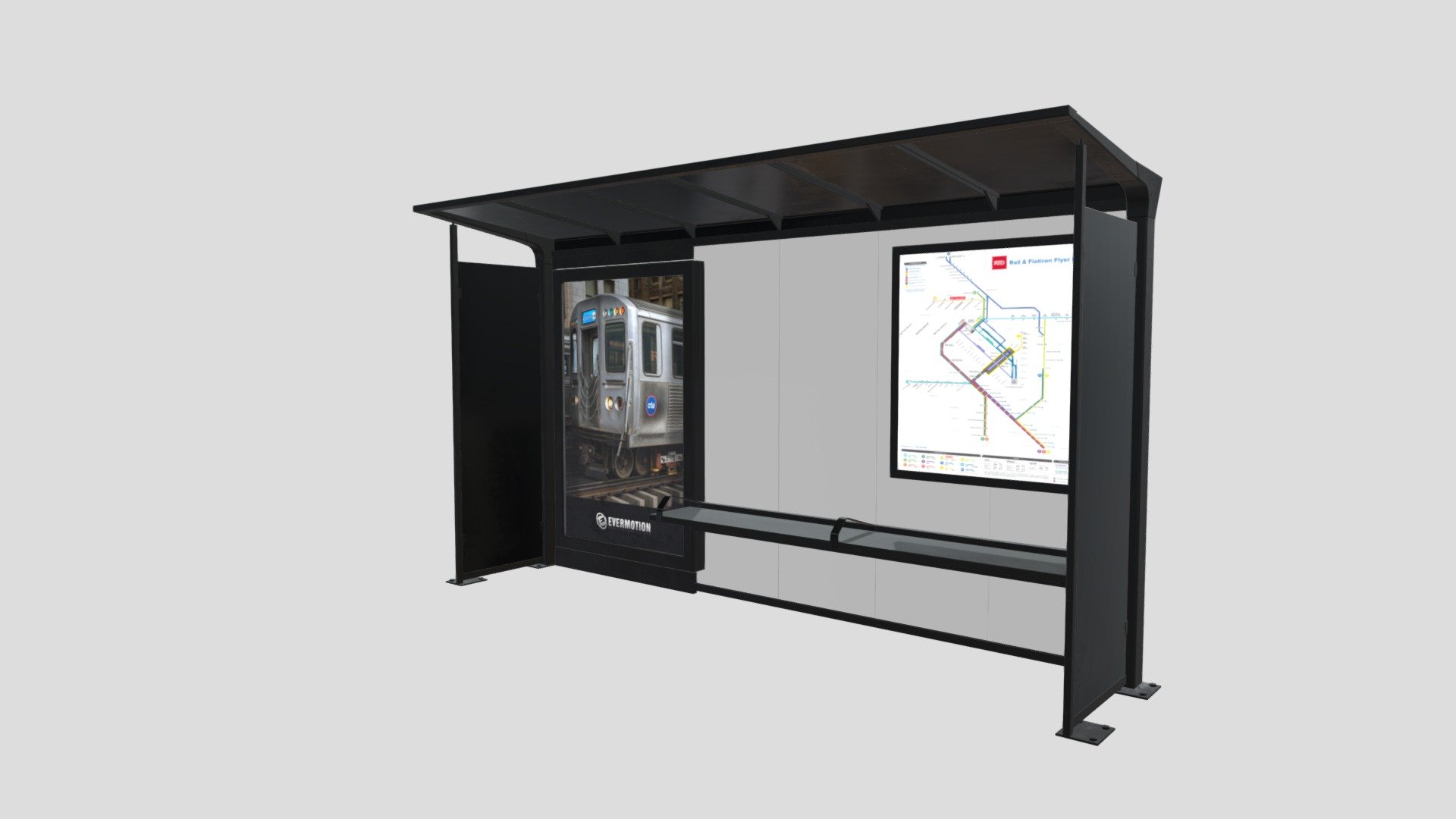 bus stop 31 AM211 Archmodel - Buy Royalty Free 3D model by Evermotion ...