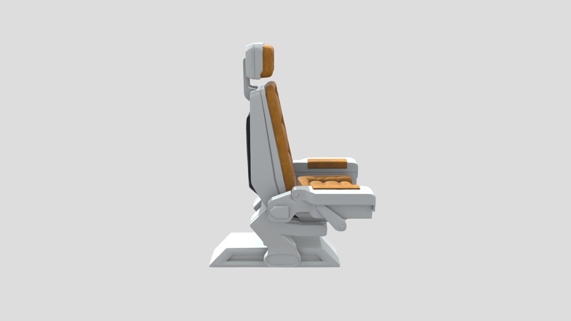Retro Spaceship Chair - 3D model by George.Lar [37e0fa2] - Sketchfab