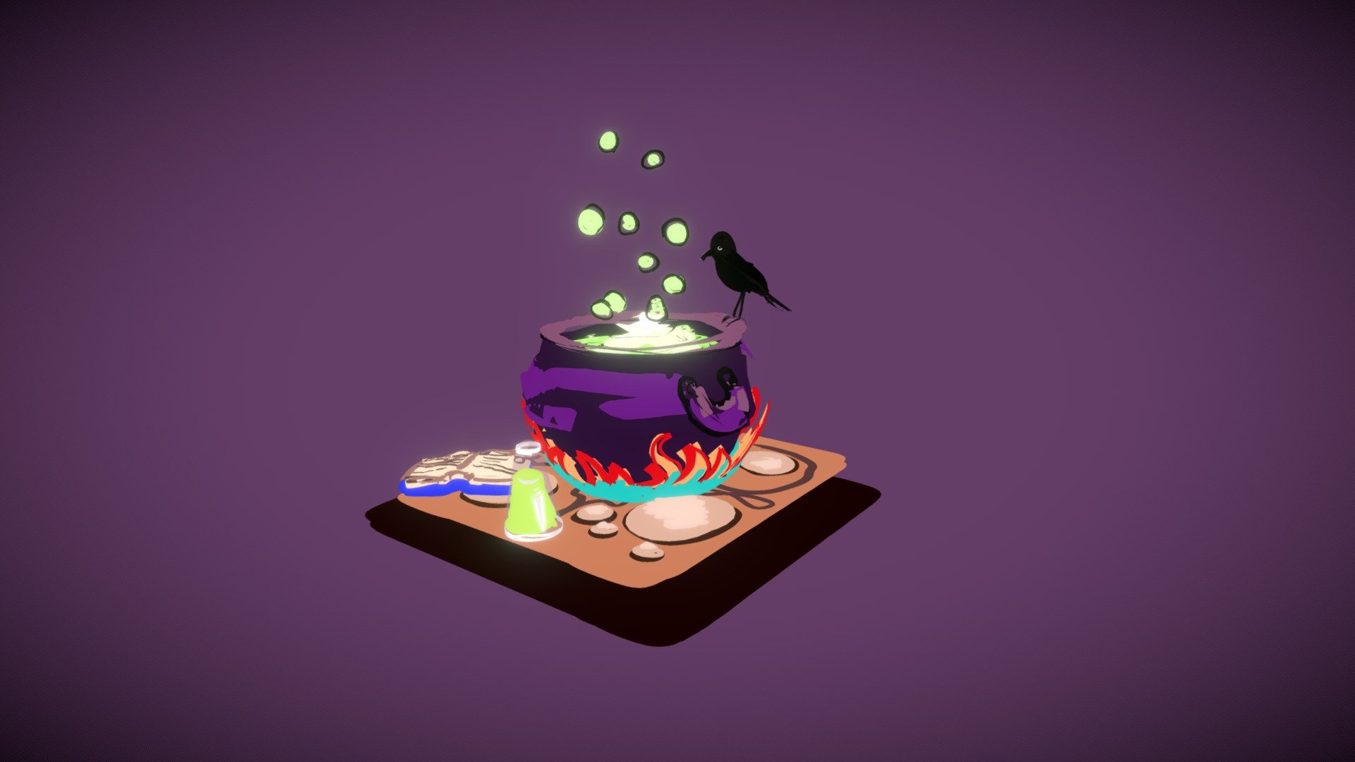 Cauldron - Download Free 3D model by rwmahr [37e1055] - Sketchfab