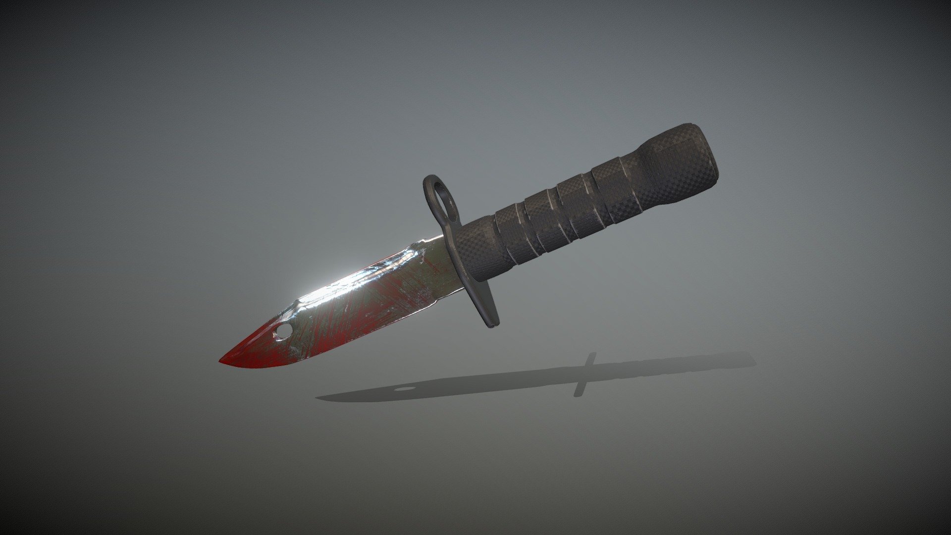 Combat Knife - 3D model by Corey O'Toole (@coreyotoole) [37e2996 ...