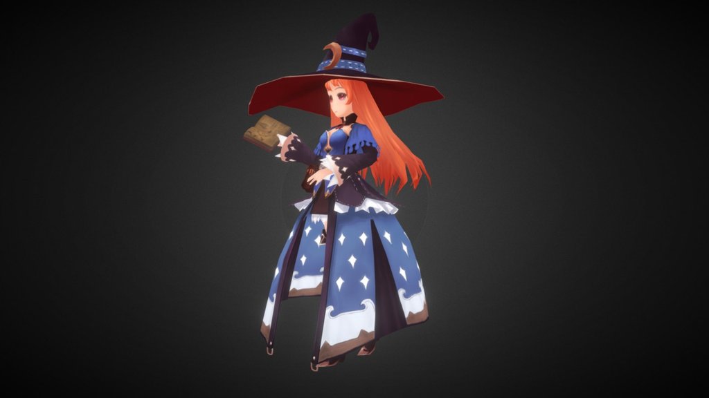 Witch-sketchfab - 3D model by pzh145gmail [37e5053] - Sketchfab