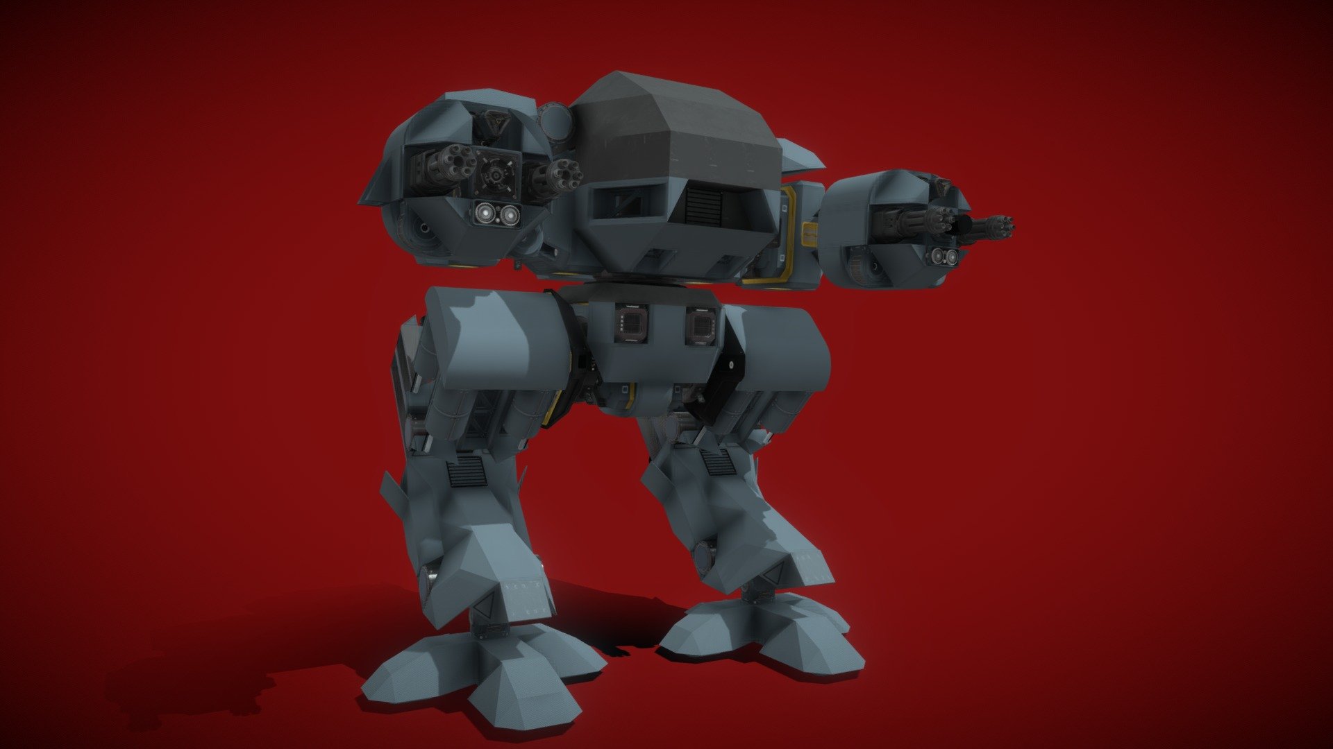 ED-209 [RoboCop] ZEO - Download Free 3D model by ZEO CMF (@ZEOCMF ...